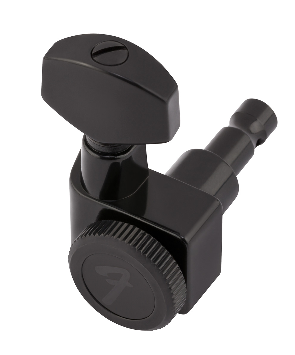FENDER LOCKING STAGGERED BLACK – Guitar Music Hall